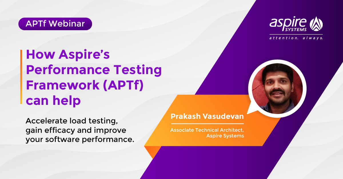 APTf 2.0 - Webinar on Aspire's Performance Testing Framework for ...